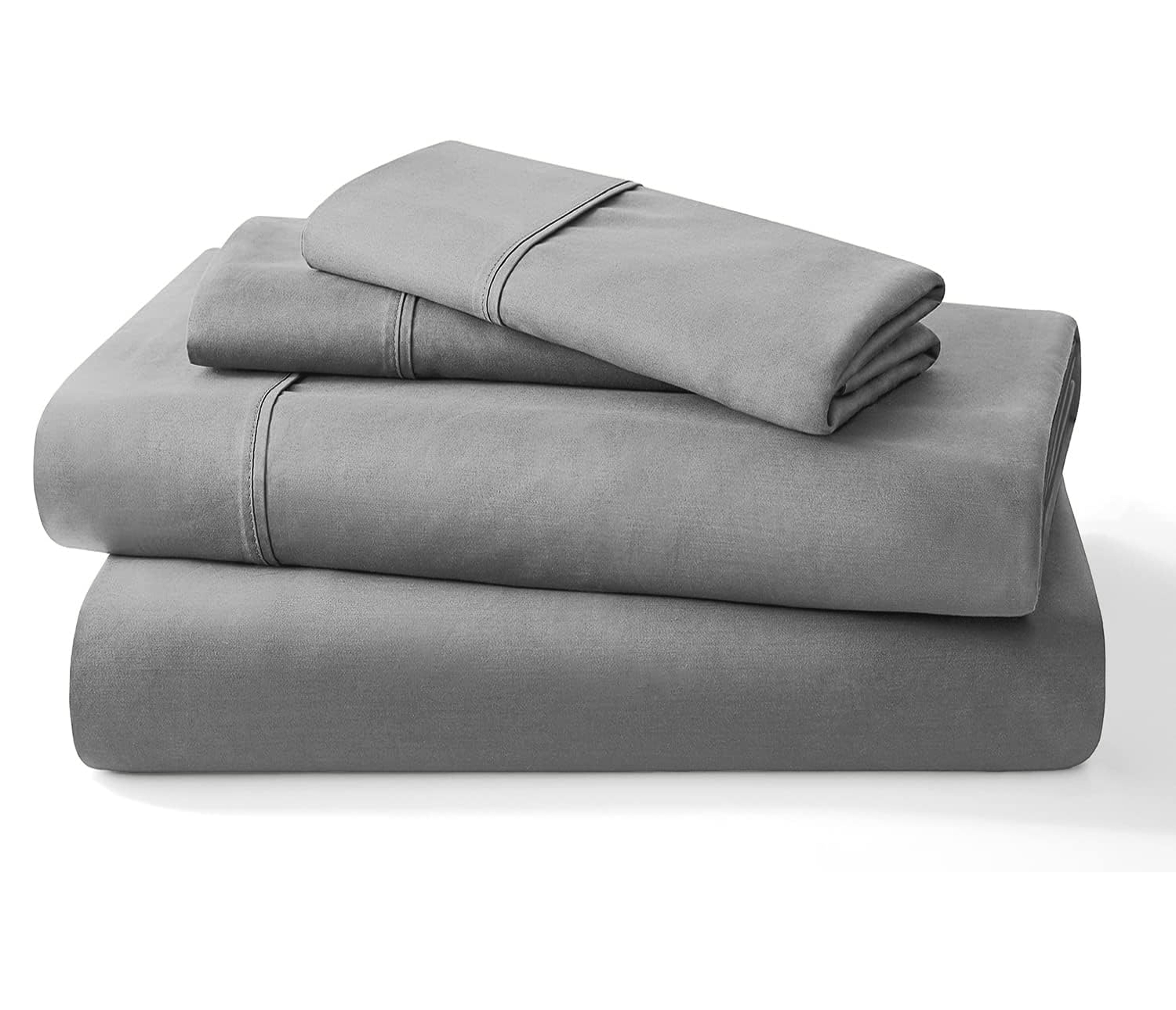 Pure 100% Certified Organic Cotton Bed Sheet Set 1000 Thread Count, 4 ...
