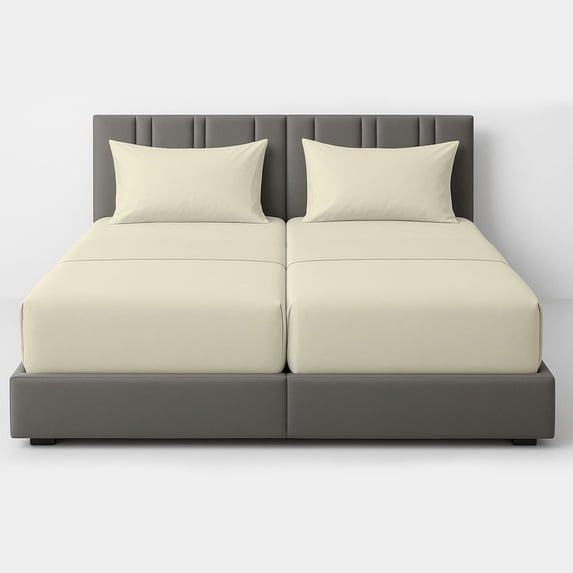 Pure 1000 Thread Count PIMA Cotton- Sateen Weave 5 Piece Split King ...