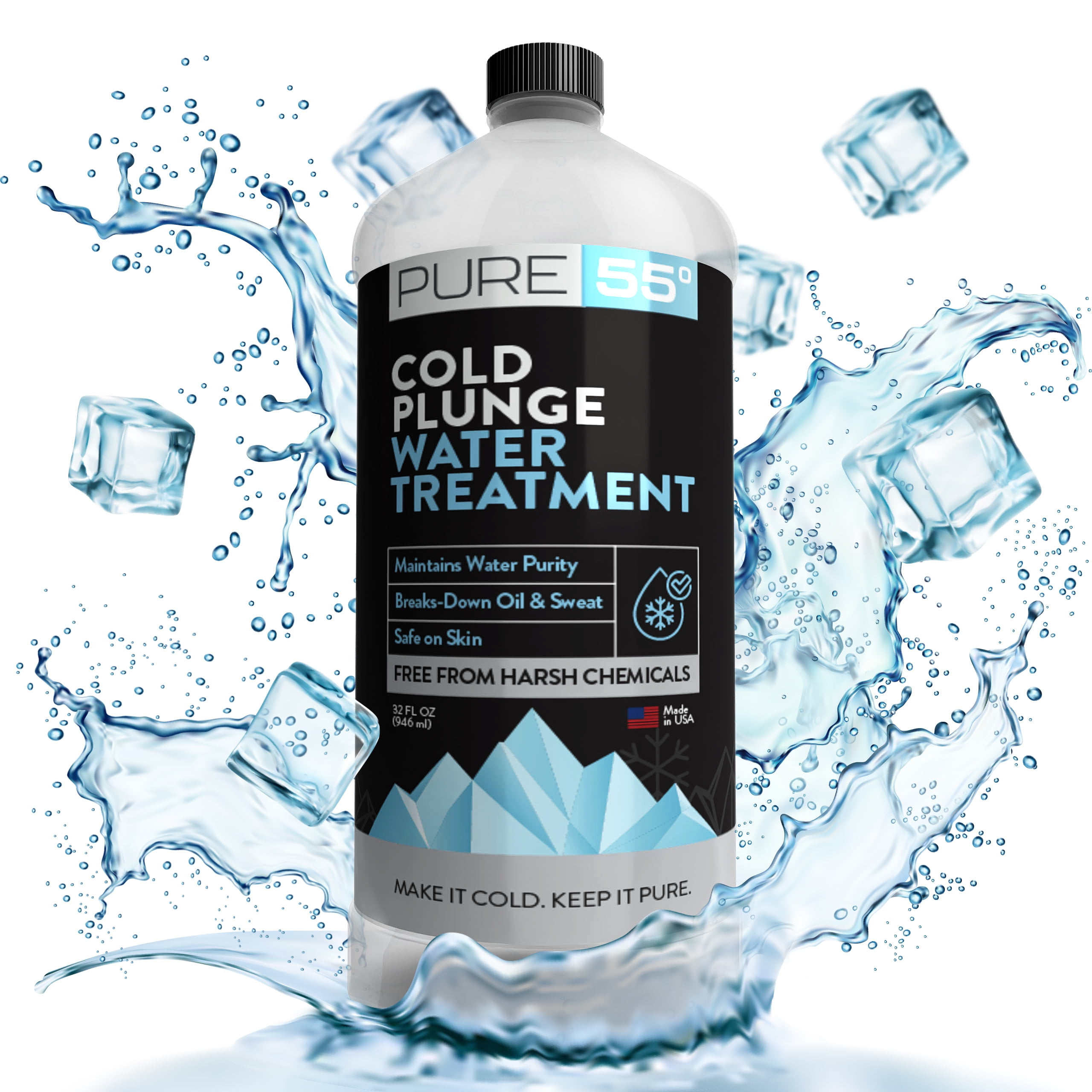 Pure 55 Cold Plunge Water Treatment, Harsh Free Chemical Water ...