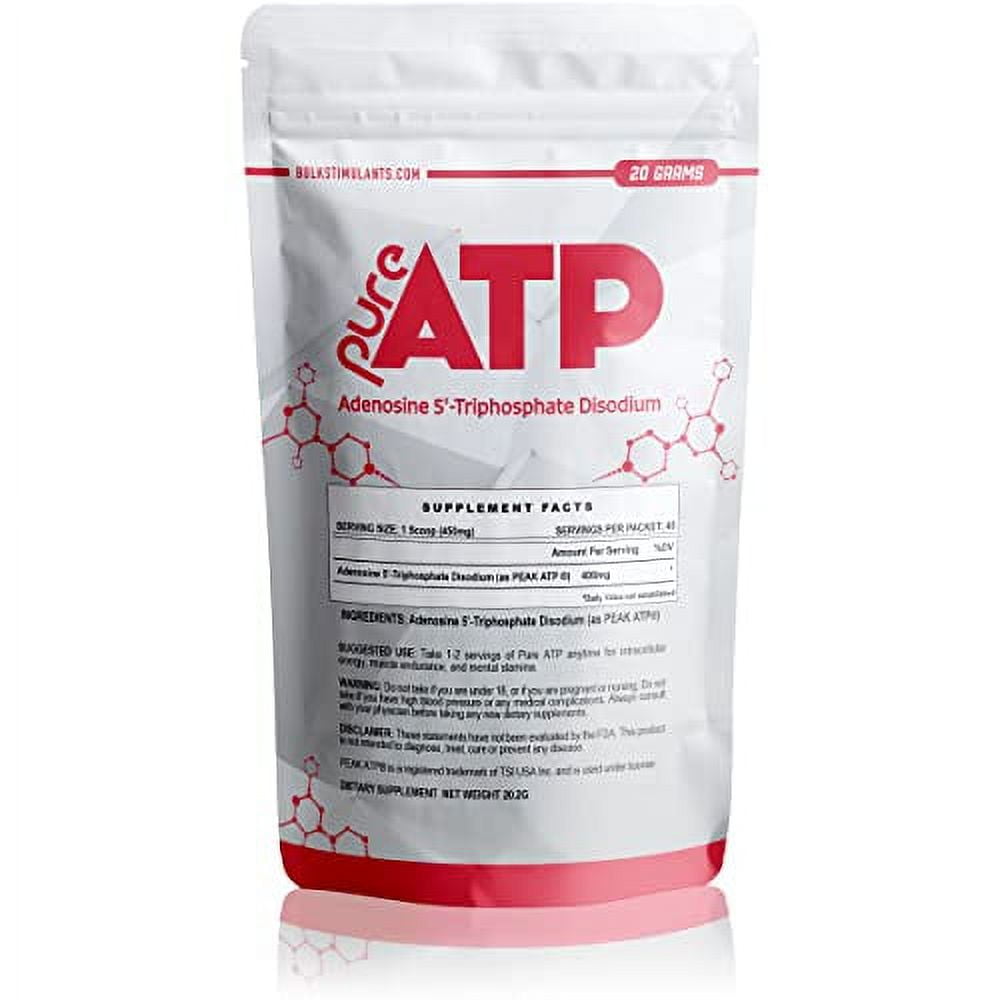 Pure ATP: Adenosine Triphosphate .. Powder | Intracellular Energy ...