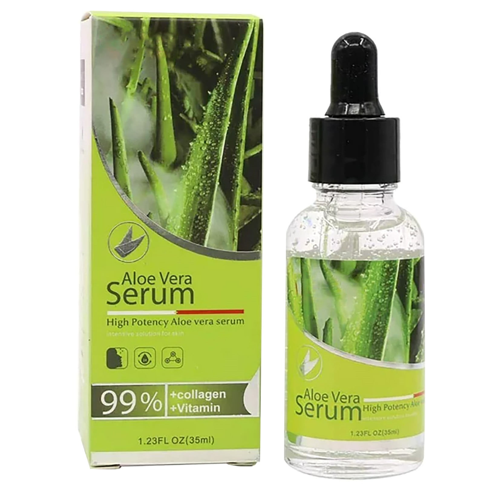 Pure Aloe Natural Facial Soothing Liquid Skin（35ml） - Walmart.com