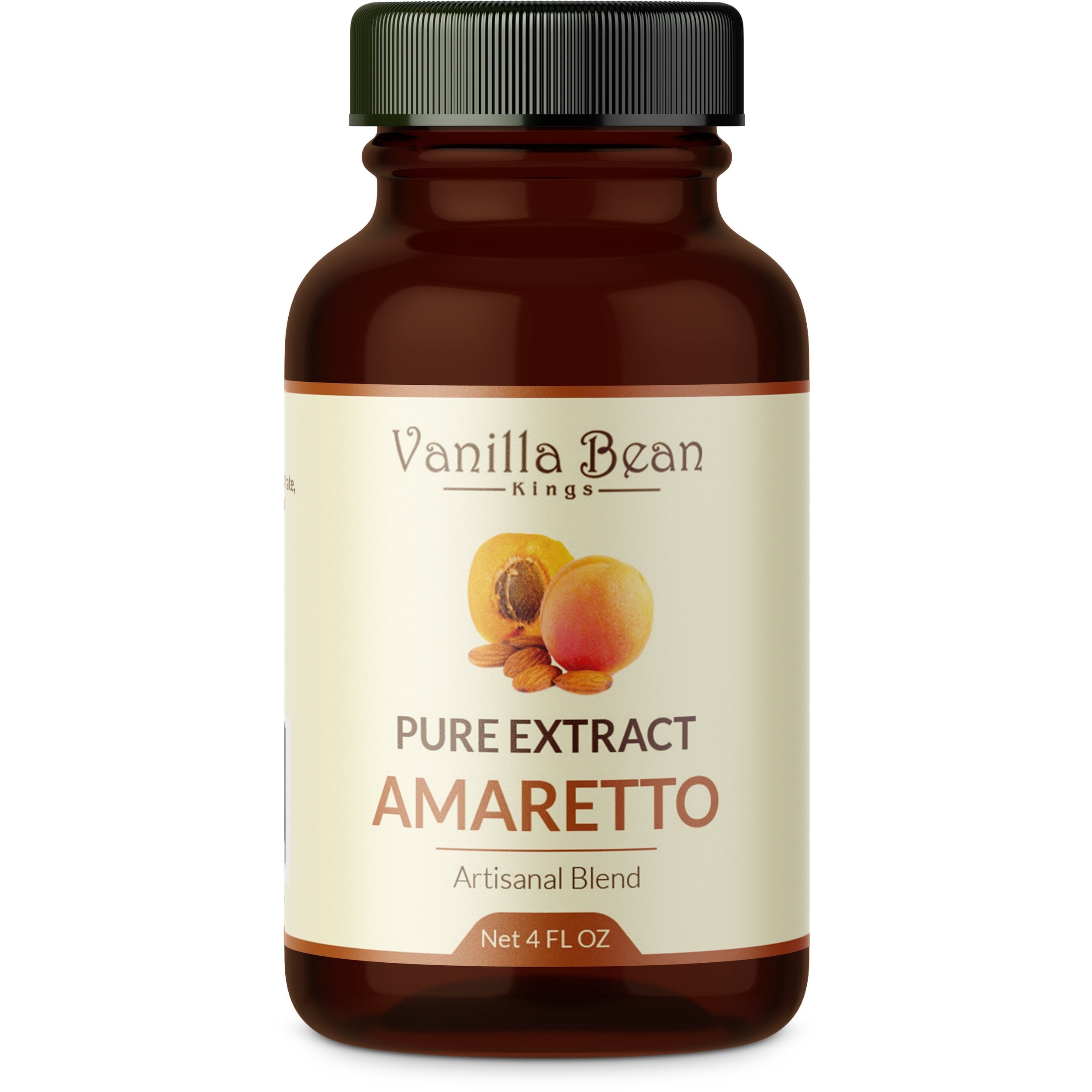 Pure Amaretto Extract for Baking and Flavoring - 4 OZ - Natural Flavors ...