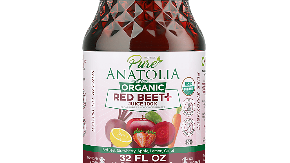 Pure Anatolia Organic Red Beet + Juice, 32oz - Walmart Business Supplies