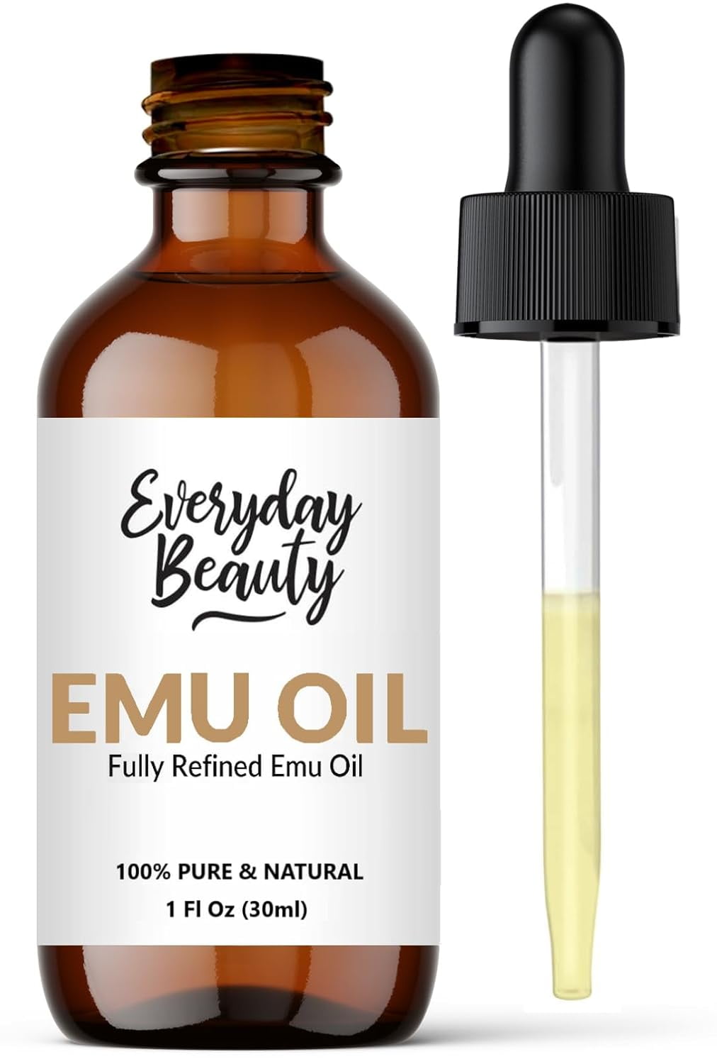 Pure Australian Emu Oil - All Natural 6X Refined for Face, Skin and ...