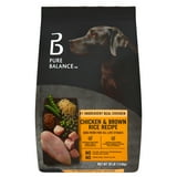 Pure Balance Chicken & Brown Rice Recipe Dry Dog Food, 30 lbs - Walmart.com