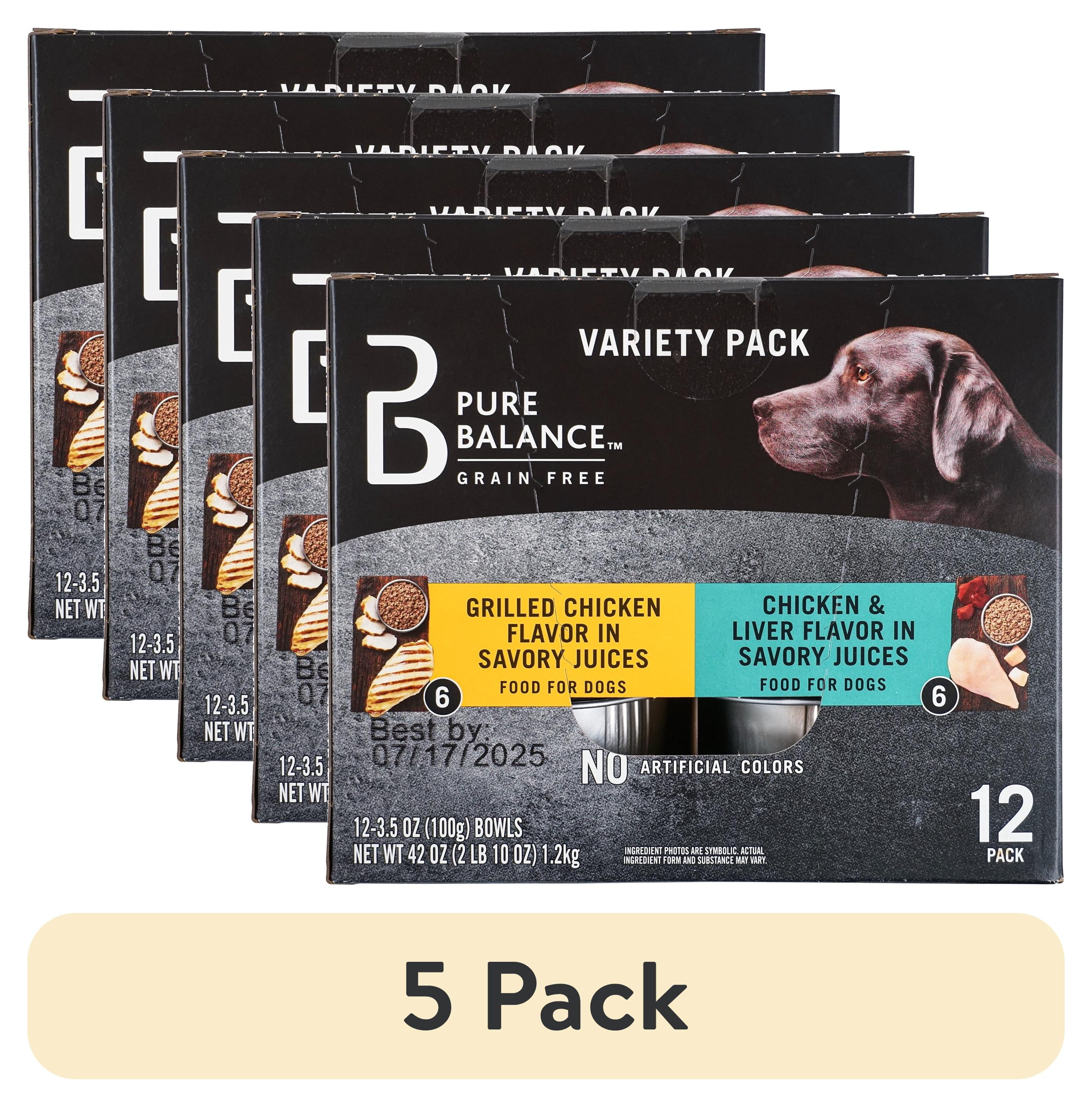 (5 pack) Pure Balance Chicken & Chicken Liver (12 Pk) - Walmart.com