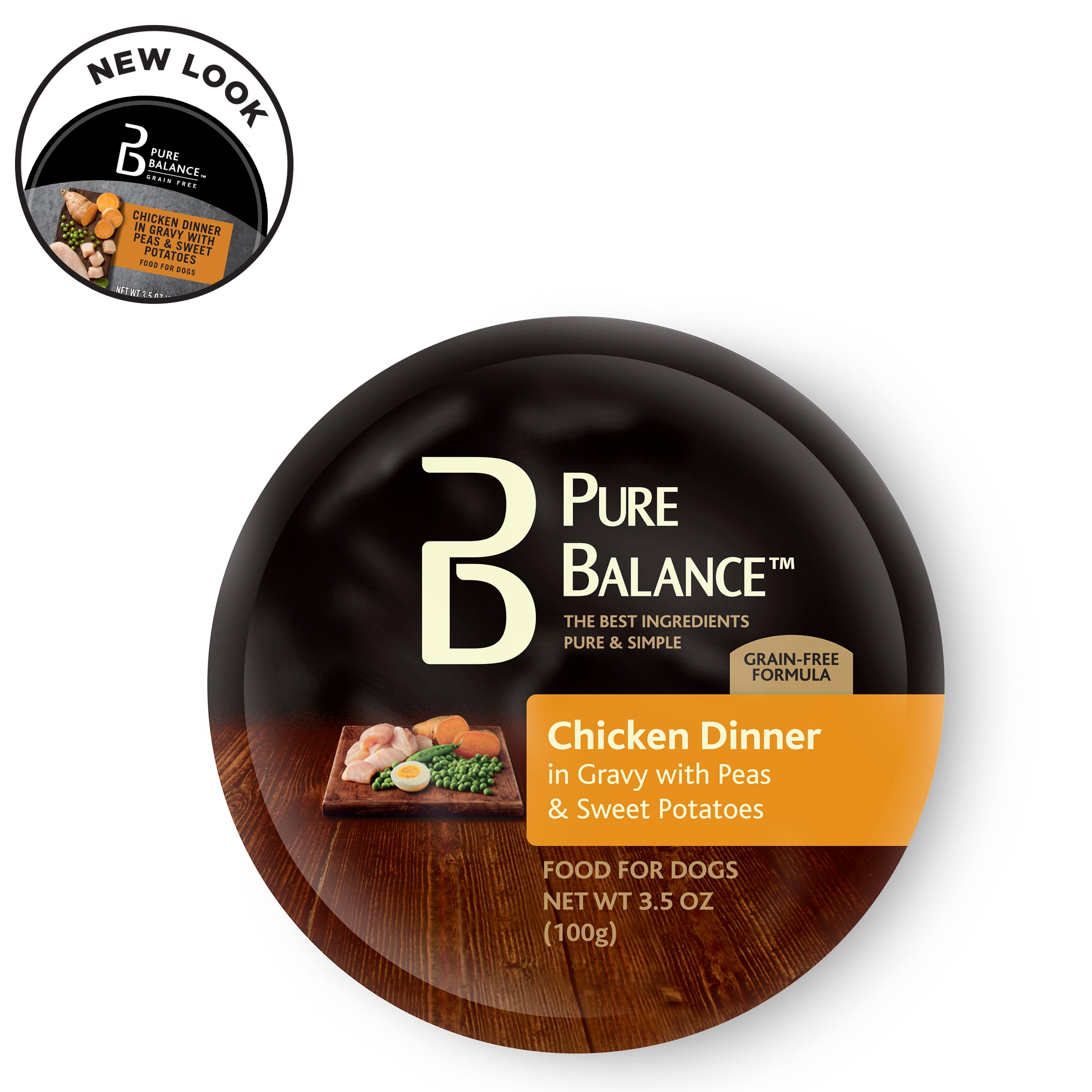 Pure Balance Chicken Dinner Food for Dogs, 3.5 oz - Walmart.com