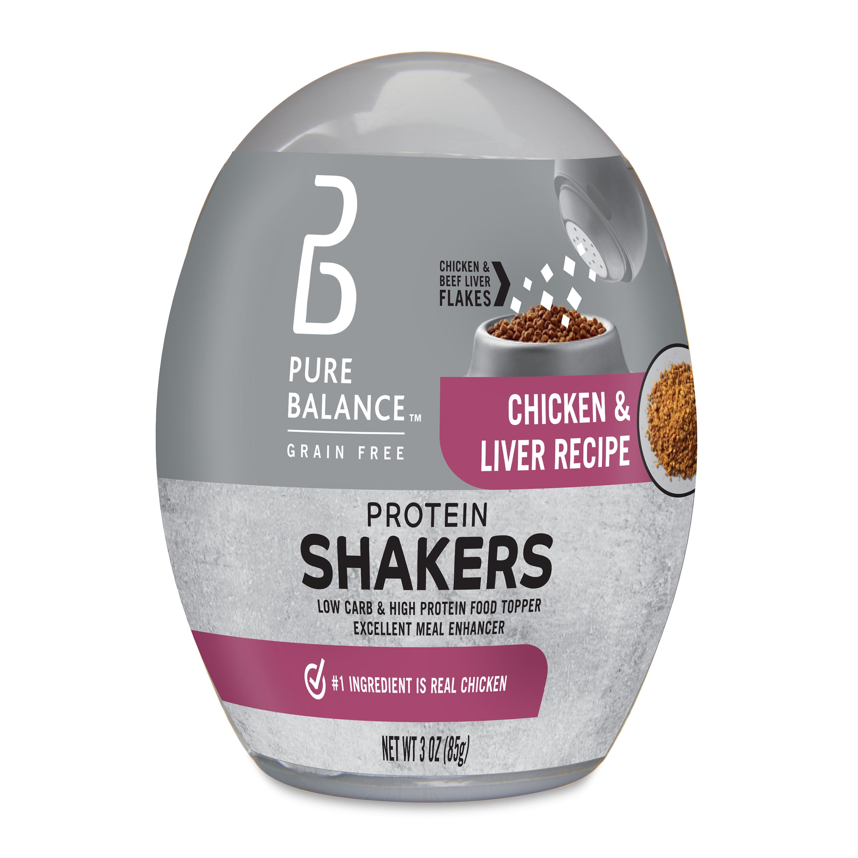 Pure Balance Chicken & Liver Recipe Protein Shakers, 3 oz - Walmart.com