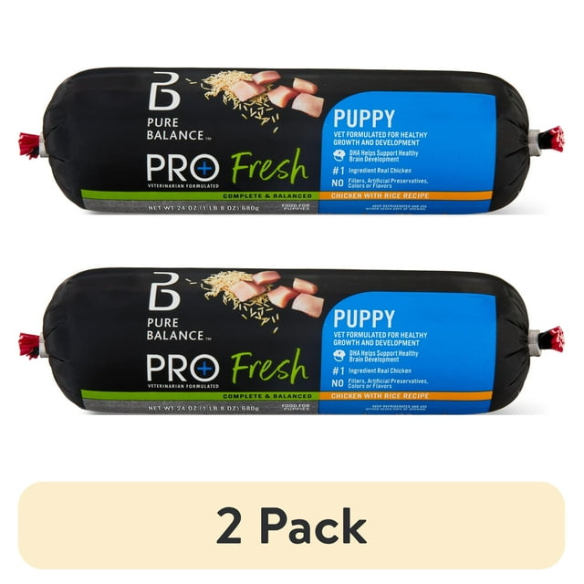 (2 pack) Pure Balance Pro+ Fresh Puppy Food, Chicken with Rice Recipe ...