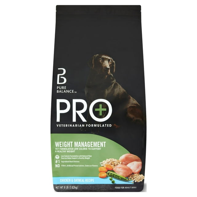 Pure Balance Pro+ Weight Management Chicken & Oatmeal Recipe Dry Dog ...