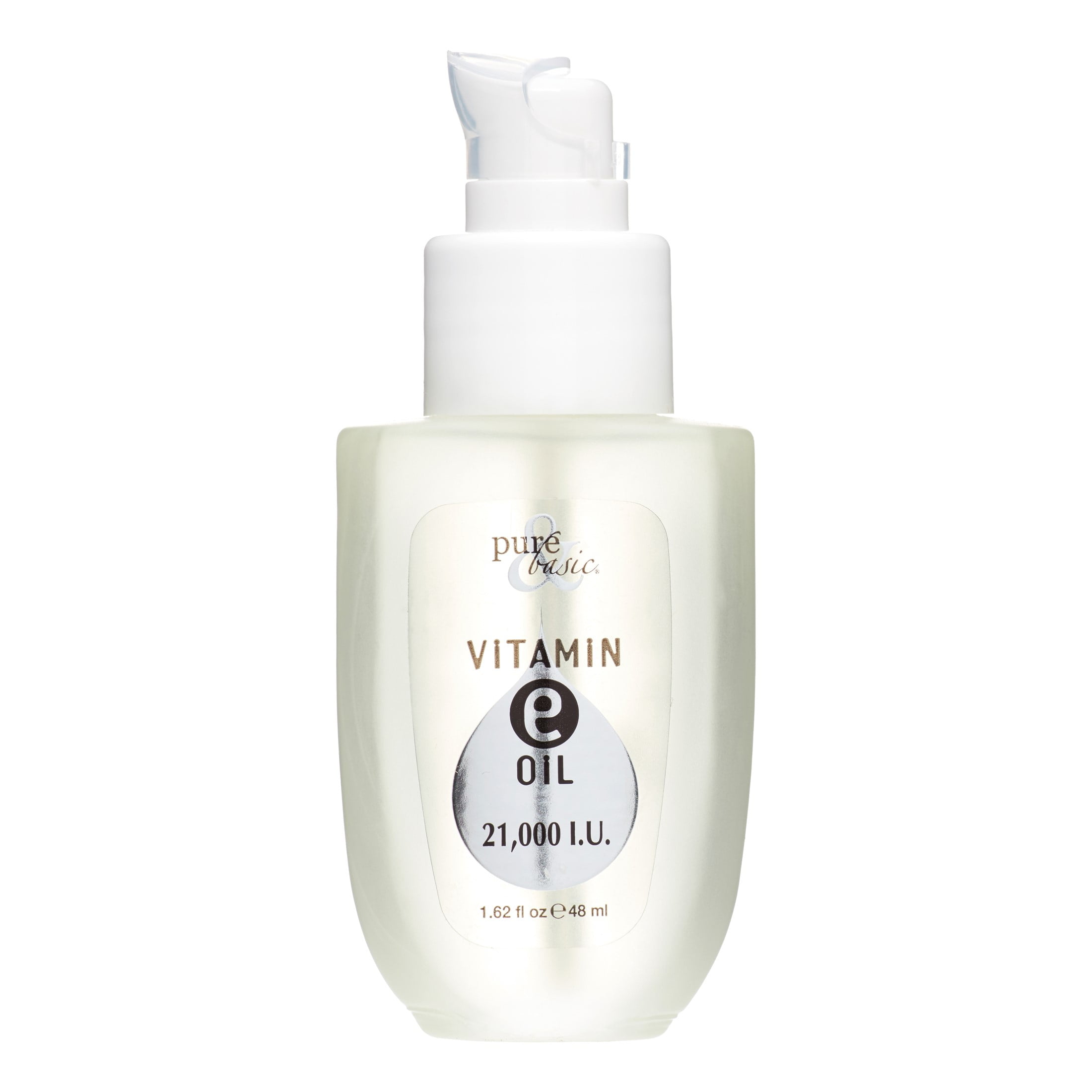Pure & Basic Products Vitamin E Oil, 1.6 Oz - Walmart.com