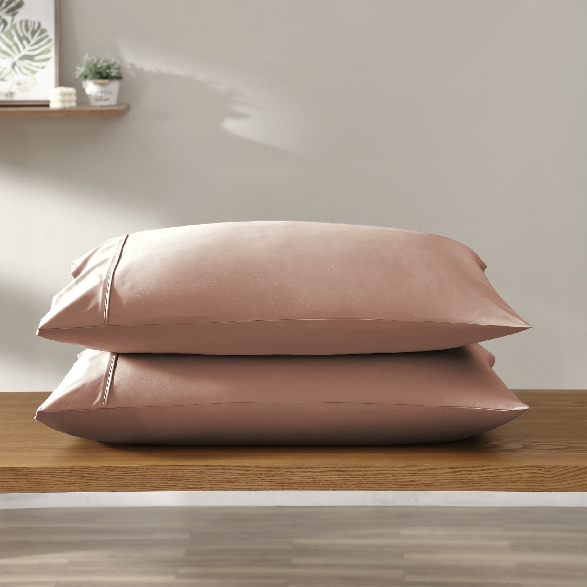 Pure Beech TENCEL Modal Sateen Pillowcase Set Terracotta - Standard ...