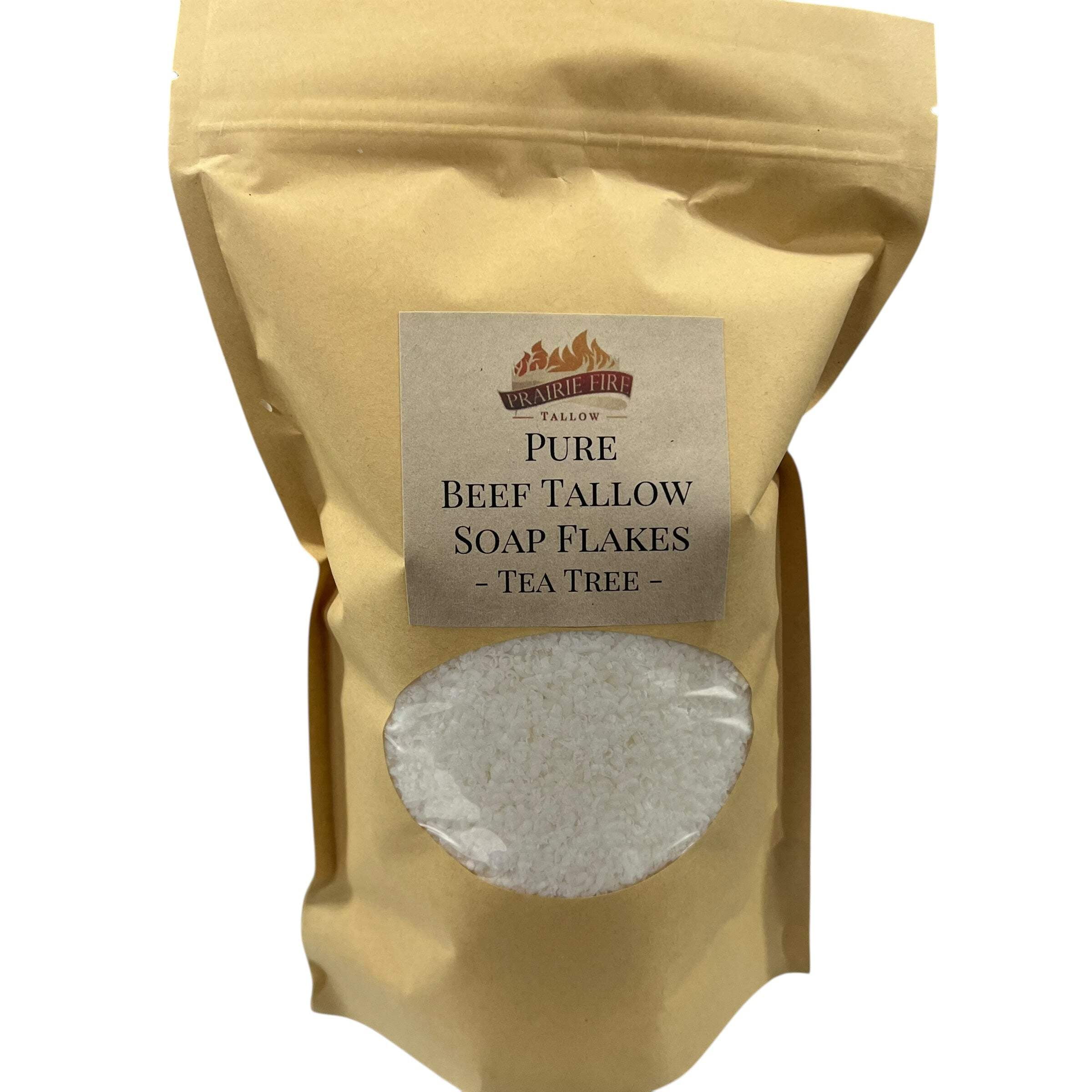 Pure Beef Tallow Soap Flakes - Made in USA - Grass Fed and Finished ...