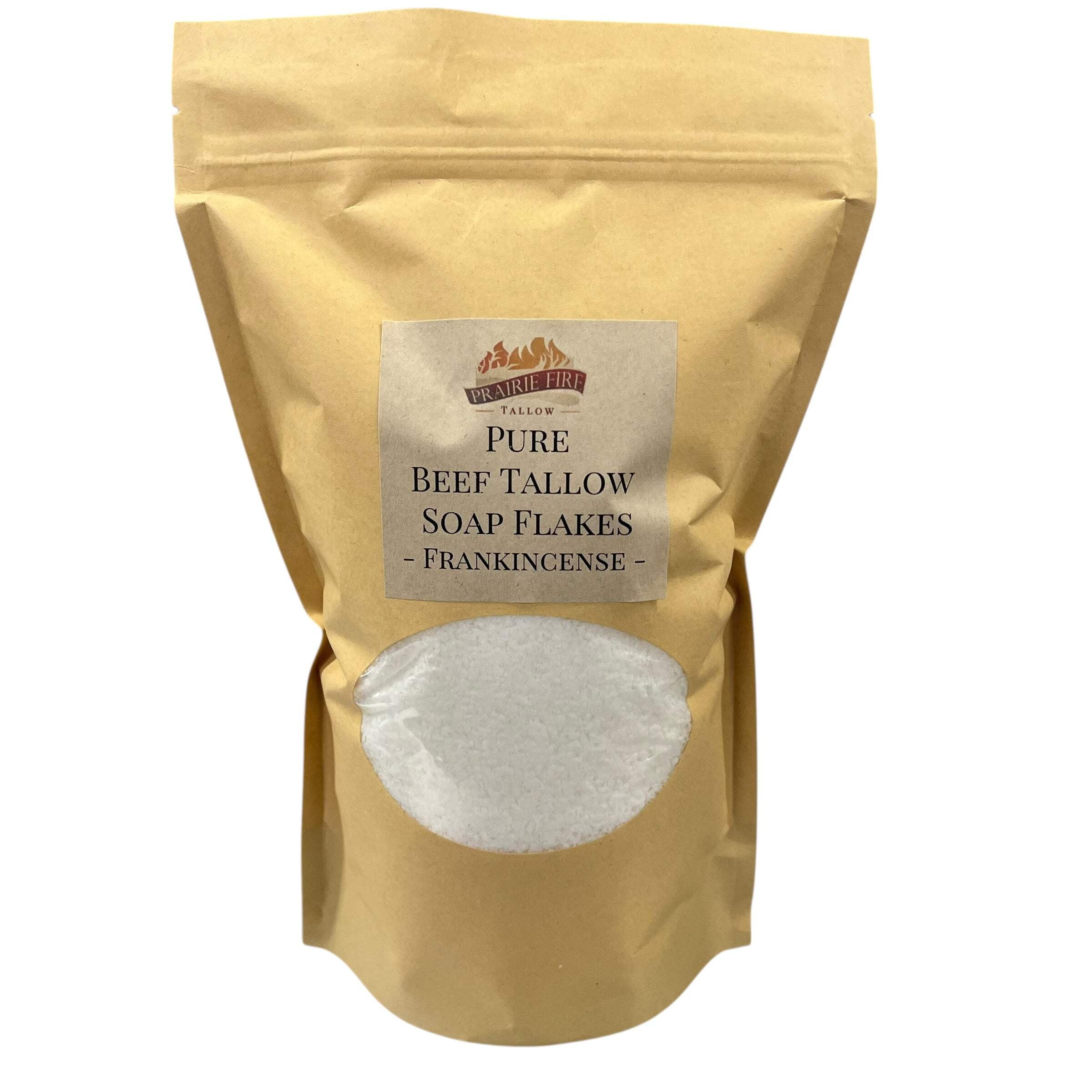 Pure Beef Tallow Soap Flakes - Made in USA - Grass Fed and Finished ...