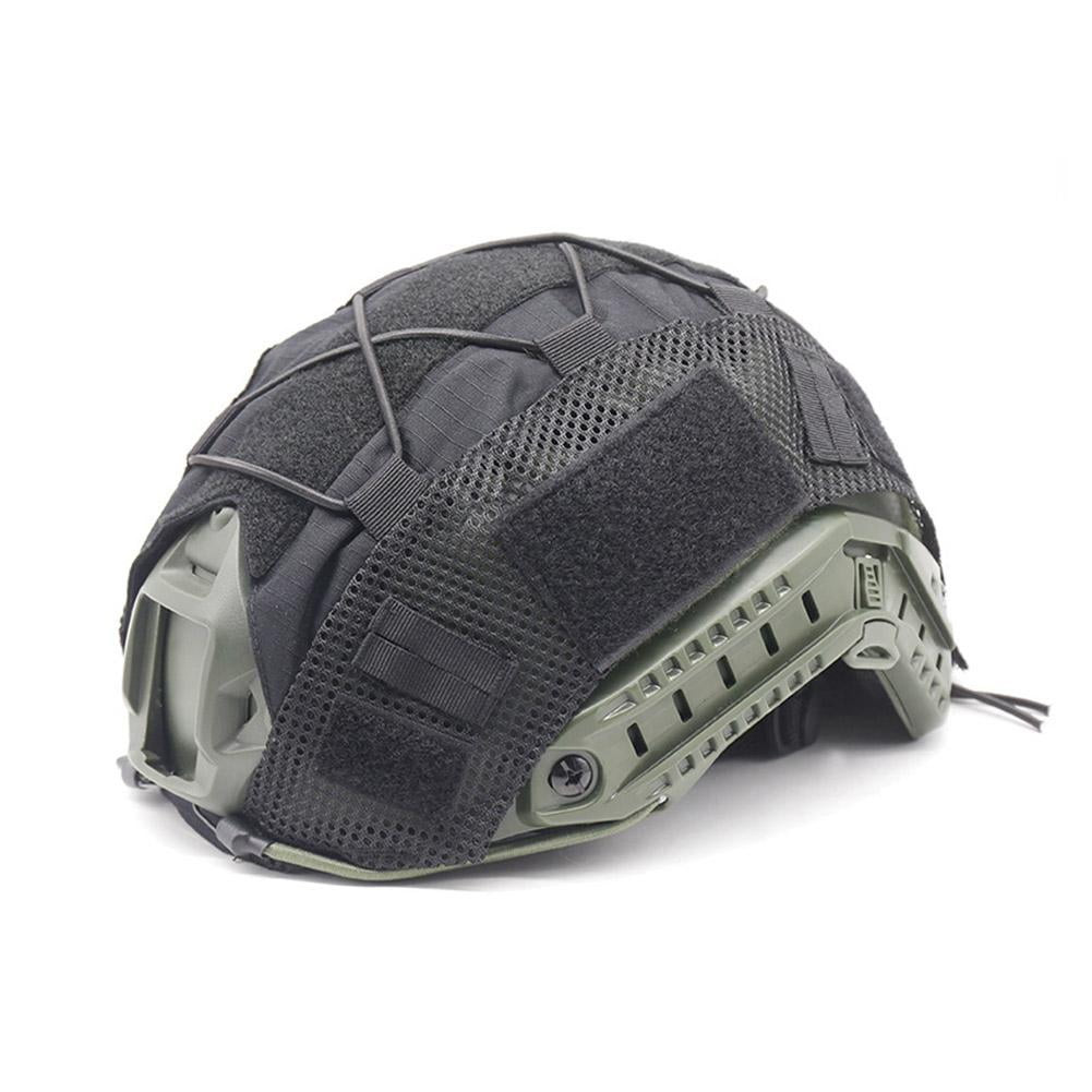 Pure Black Helmet Cloth One Size Fast Helmet Cloth Tactical Universal ...