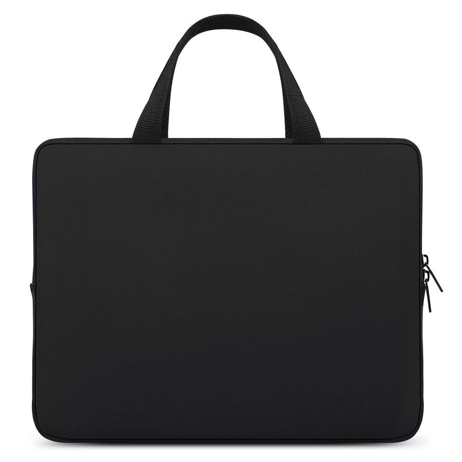 Pure Black Laptop Bag Women Man 10 12 13 15 17 Inch Office Notebook ...