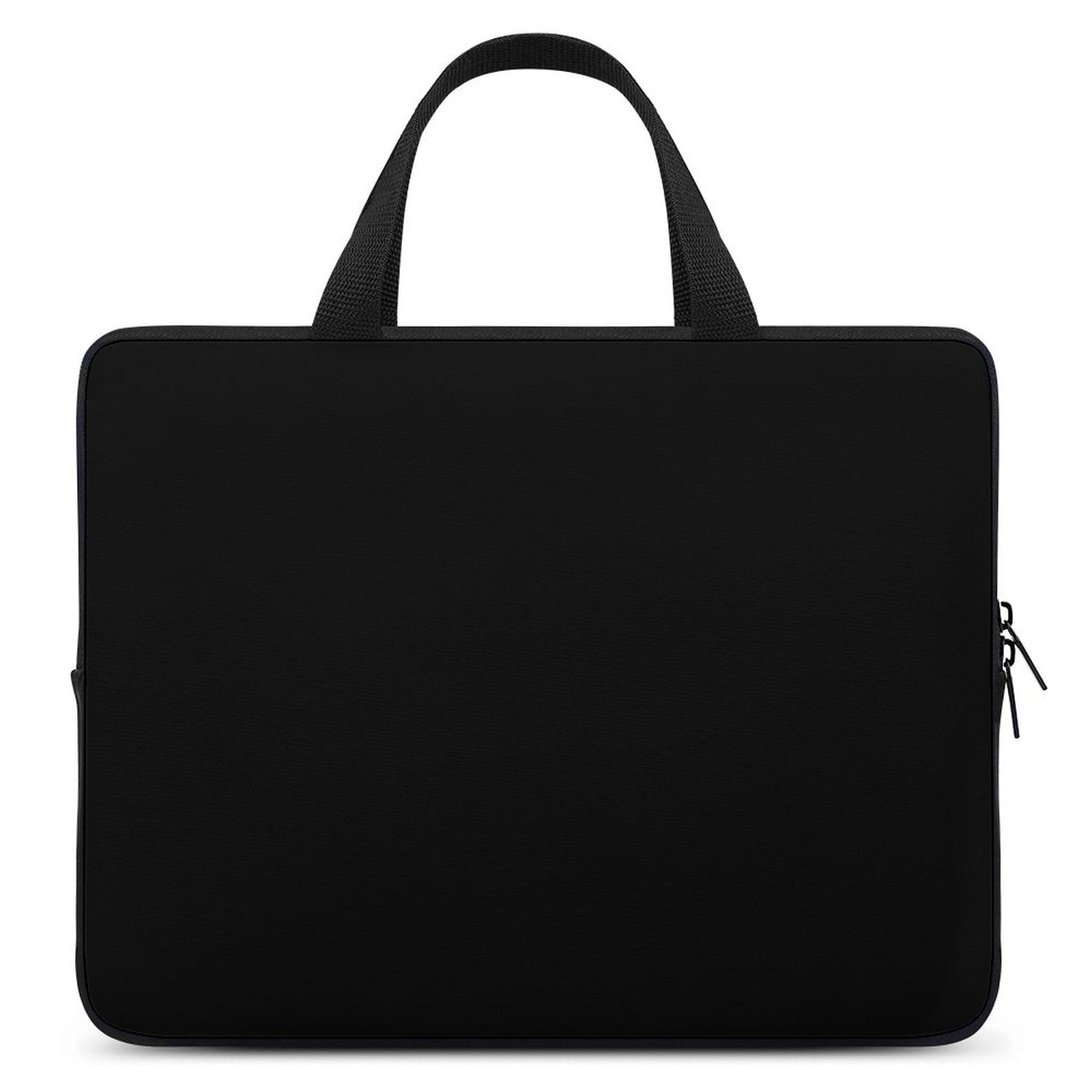Pure Black Noble Laptop Bag Women Man 10 12 13 15 17 Inch Office ...
