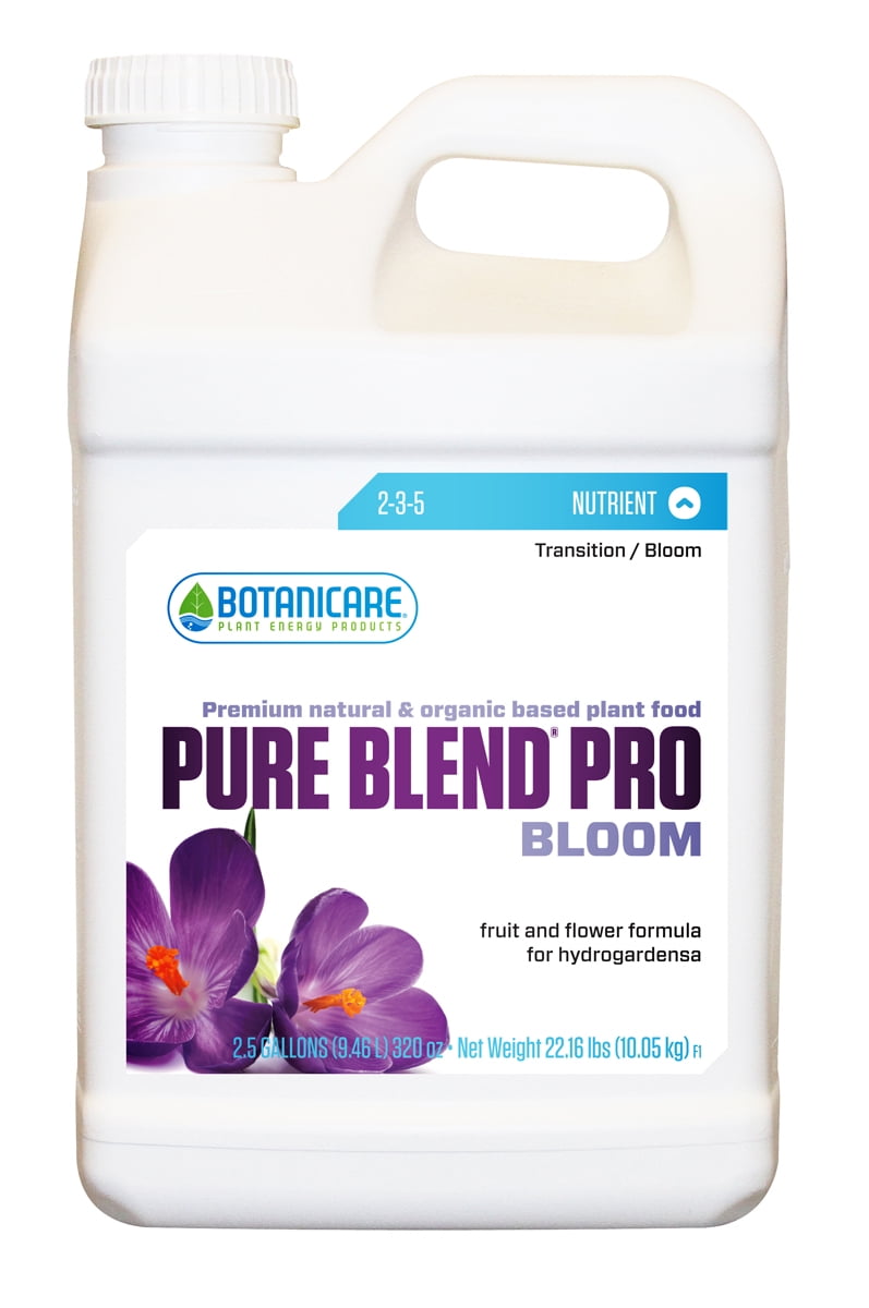 Botanicare Pure Blend Pro Bloom, Nutrient for Fruit and Flowers, 2-3-5 ...