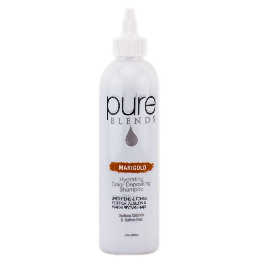 Pure Blends Marigold Hydrating Shampoo, Color Safe, Brightens Faded ...