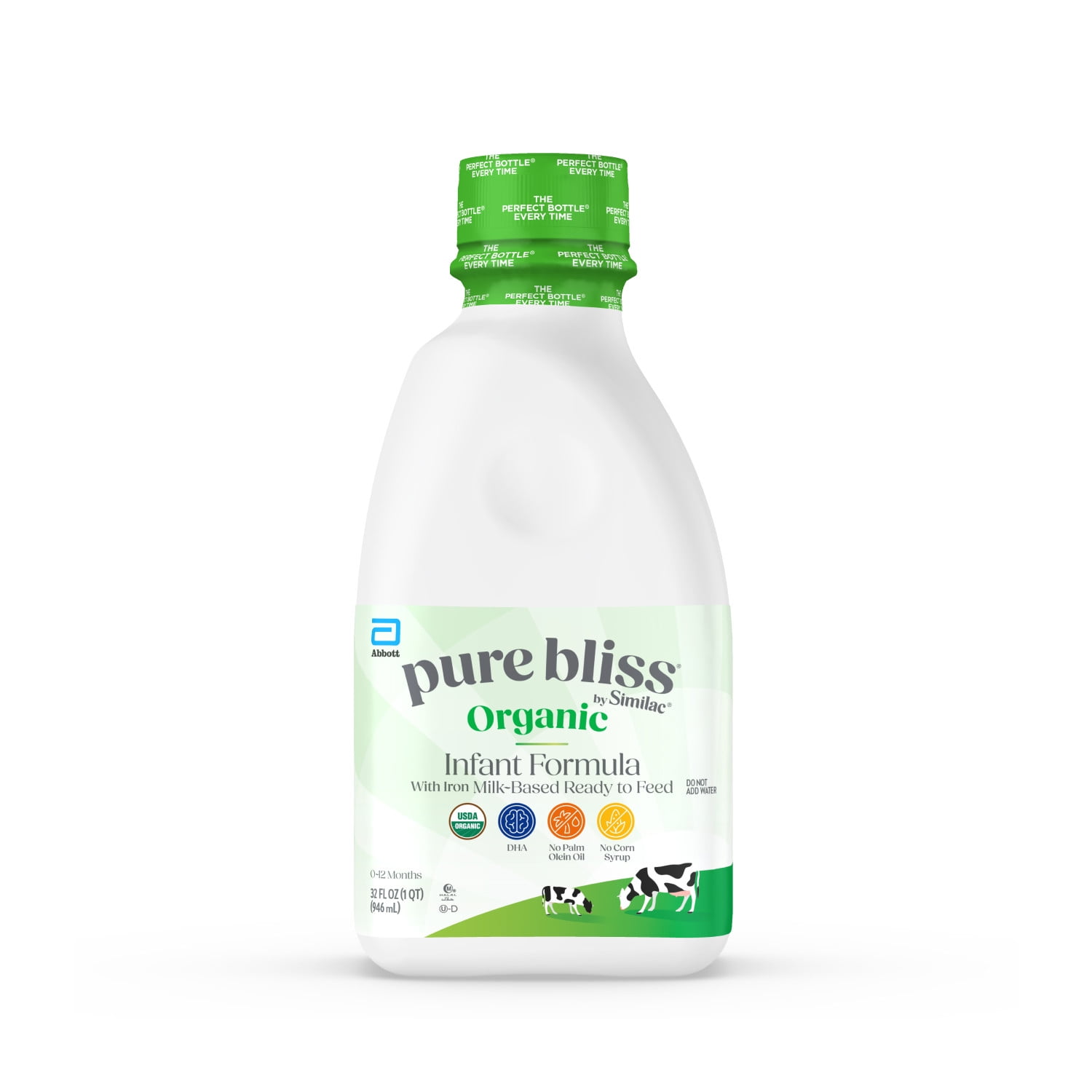 Pure Bliss by Similac Organic Ready-to-Feed Baby Formula, USDA ...