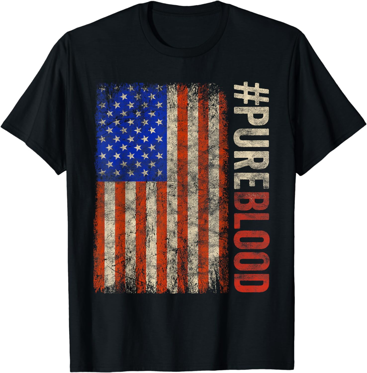 Pure Blood Movement #Pureblood Freedom American T-Shirt - Walmart.com