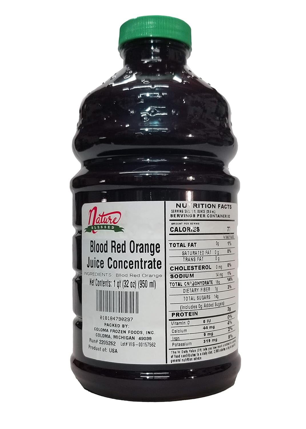 Pure Blood Red Orange Concentrate - 1 Quart (1/32 fl oz bottle ...