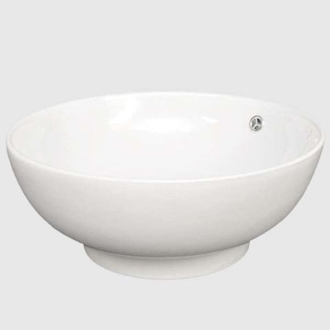 Pure Boat Bathroom Sink PVS-440-W | Vess 16 1/2 Inch White Porcelain ...