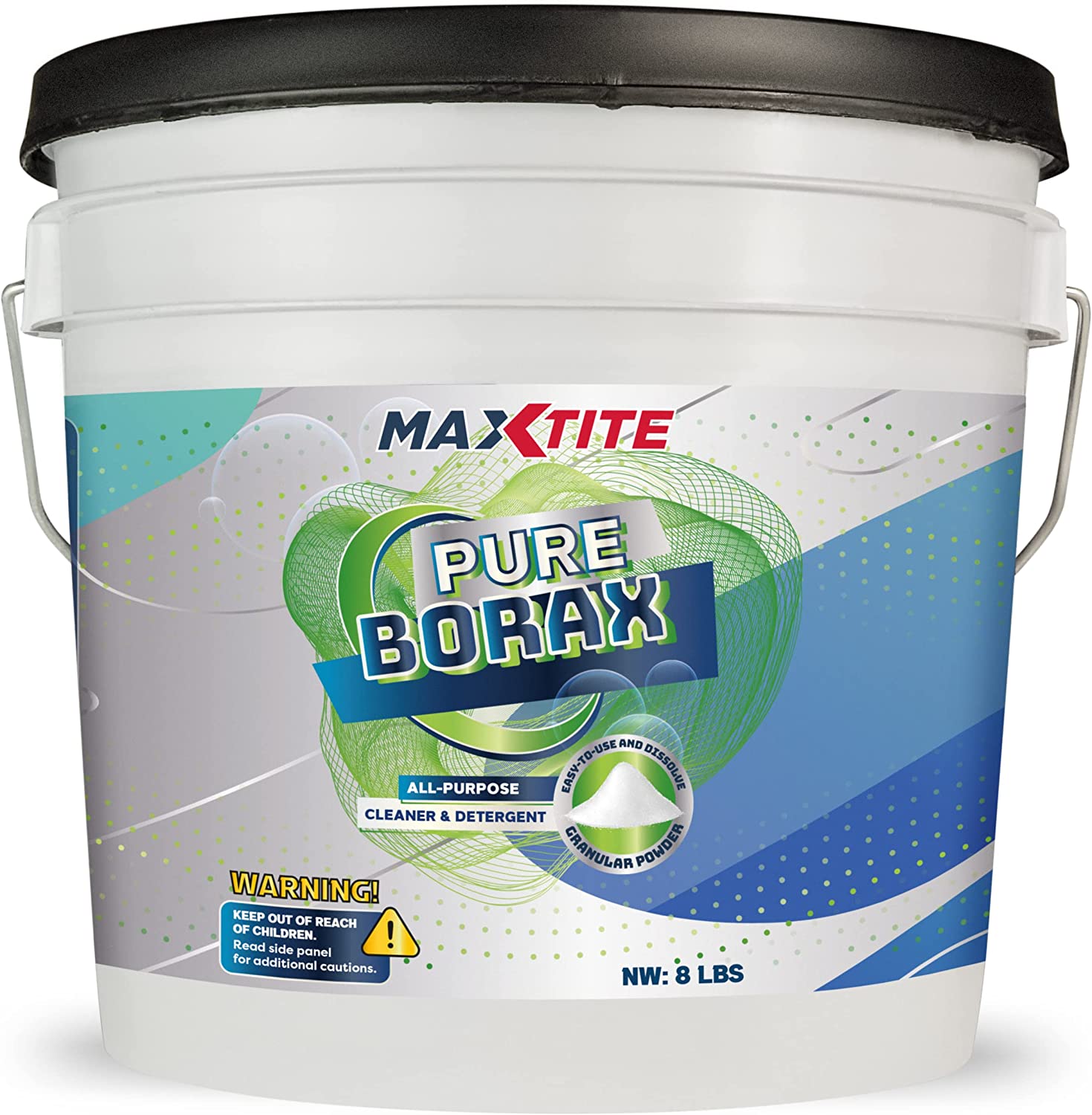 Pure Borax (8Lbs) - Multipurpose Cleaning, Brightening And Freshening ...