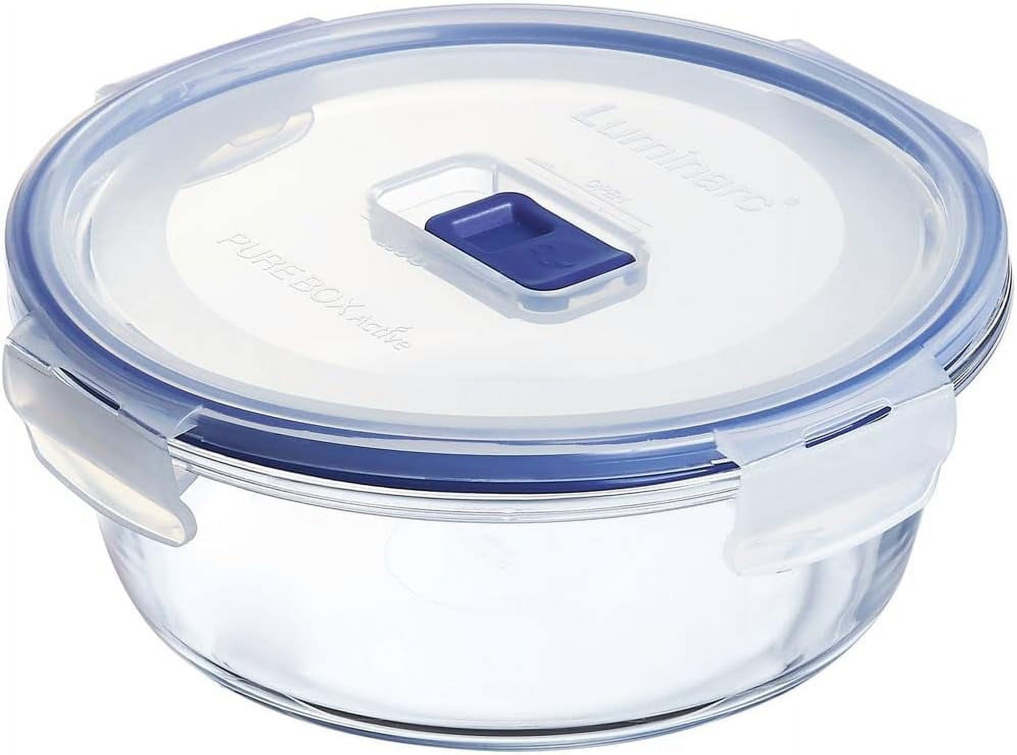 Pure Box Active Glass Food Storage Container with Sliding Vent Lid ...