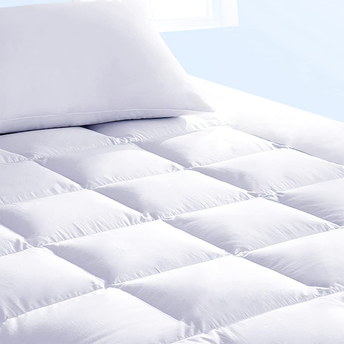 Pure Brands Twin Mattress Topper and Pad Cover Luxury Cooling Plush ...
