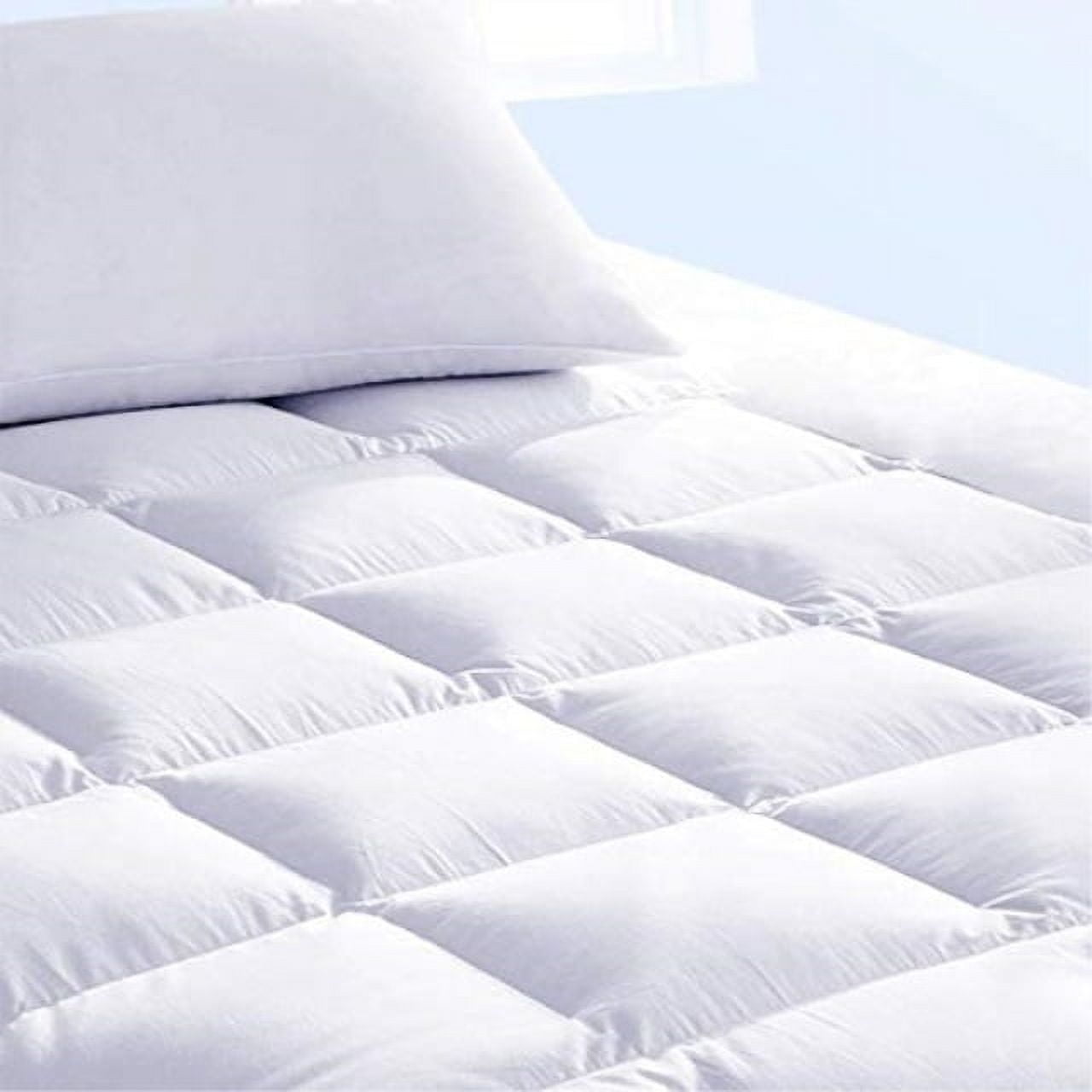 Pure Brands Plush Extra Thick Cushioned Queen Mattress Topper and Pad ...