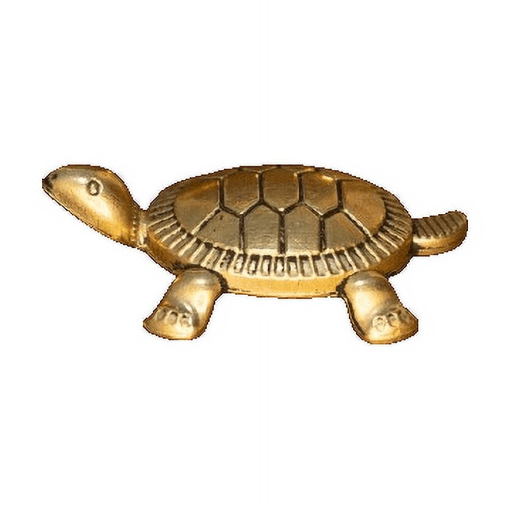Pure Brass Feng Shui Tortoise for Good Luck (Small Size) 1- Pc ...