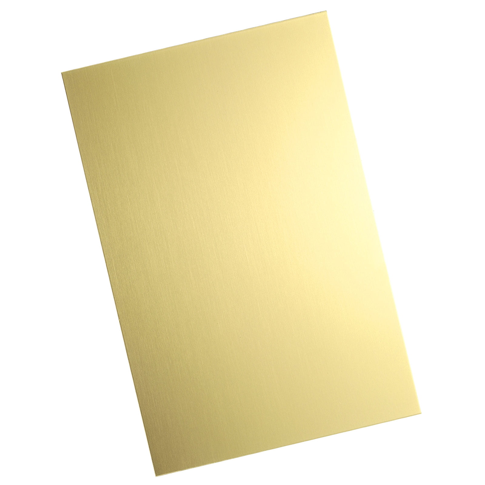 Pure Brass Sheet, 6" x 4", 20 Gauge (0.8mm) Thickness, Metal Brass ...