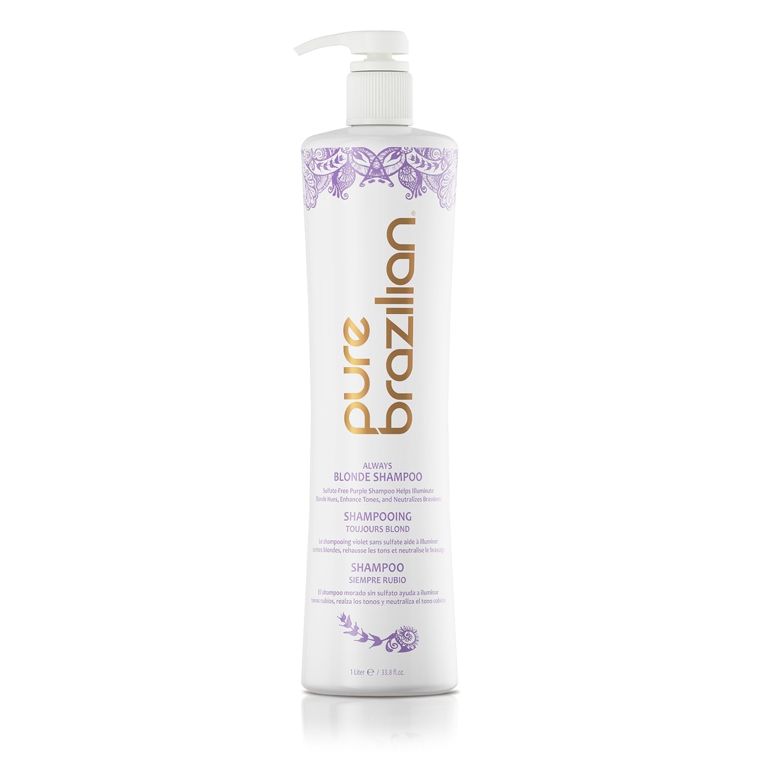 Pure Brazilian - Always Blonde Shampoo 1 Liter - Walmart.com
