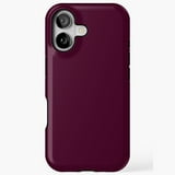 Pure Burgundy Minimal Abstract Color Field for iPhone 17 to 11 Pro Max ...