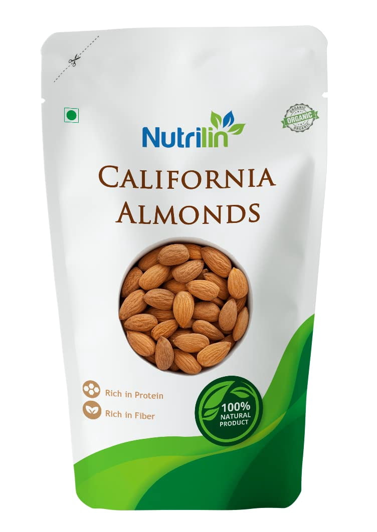 Pure California Almonds By Nutrilin 1kg, | Source Of Protein, Fiber ...