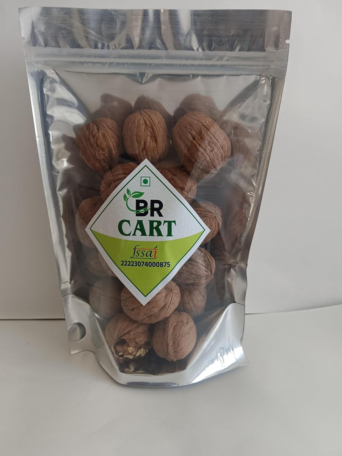 Pure California Walnuts With Shell By BR Cart 900gm, | Rich In Source ...