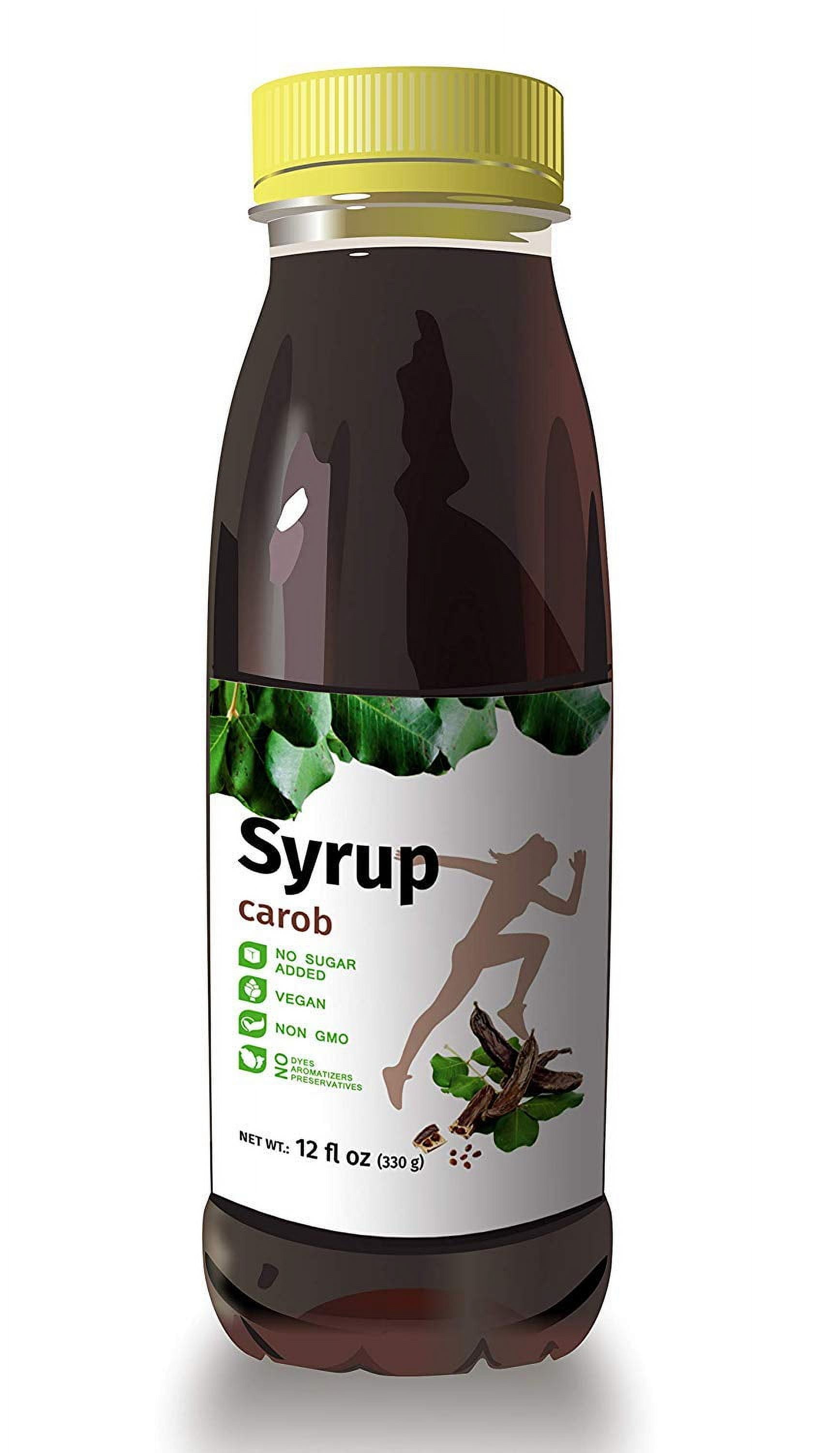 Pure Carob Syrup - Vegan Sauce - Molasses - Sweetener - Walmart.com