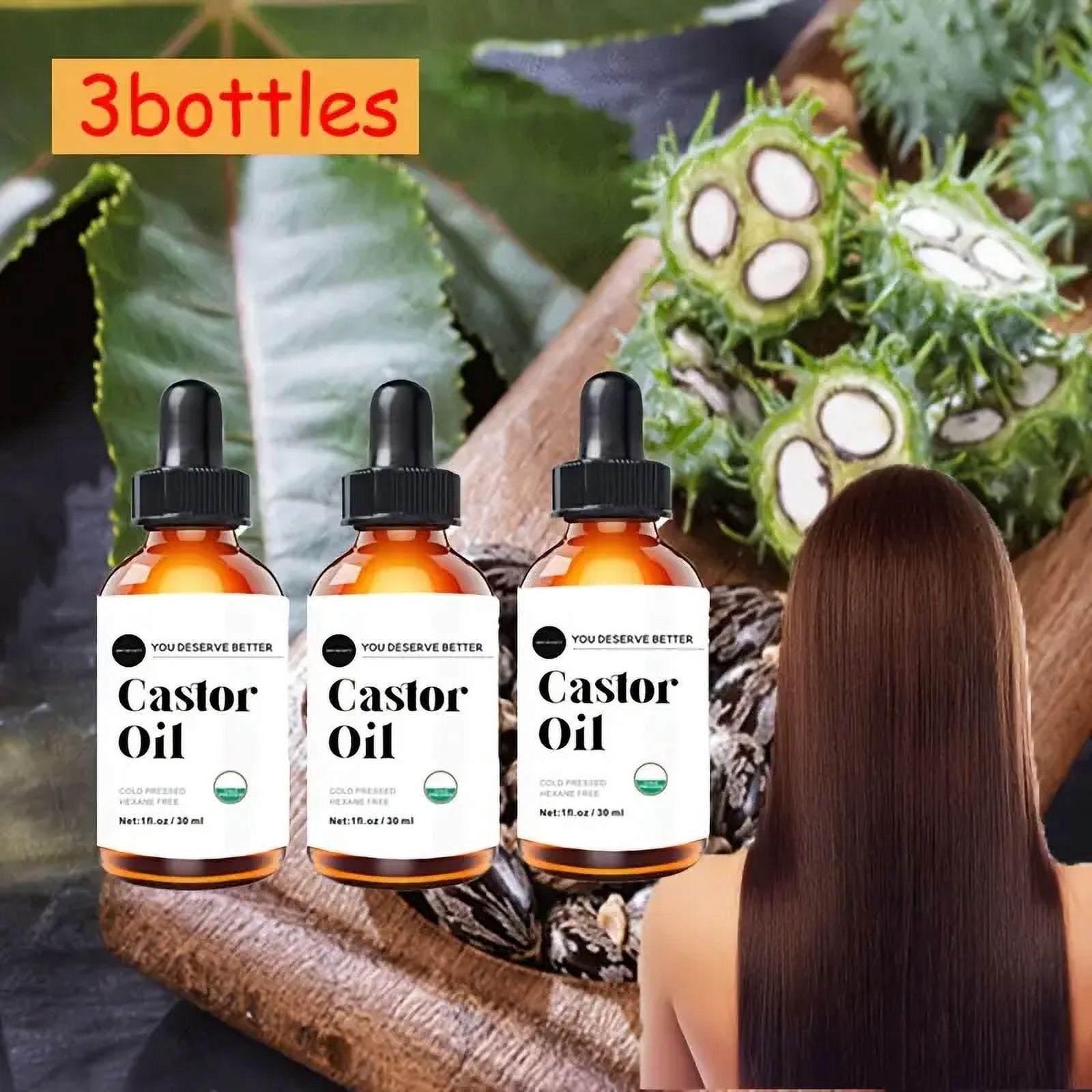 Pure Castor Oil, For Eyelashes And Eyebrows, Castor Oil Cold Pressed ...