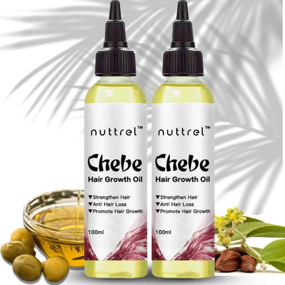 Pure Chebe For Hair With Jojoba & Castor | Pack of 2 - (3.4 fl oz ...