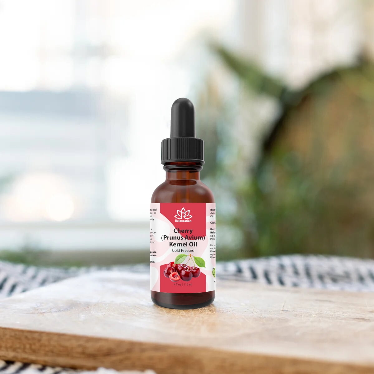 Pure Cherry Kernel Oil - Cold Pressed, Unrefined | Organic Face & Hair ...