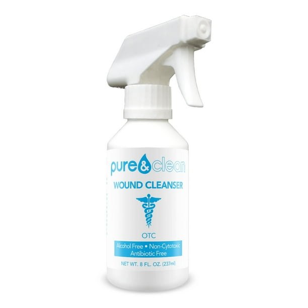 Pure&Clean Wound Cleanser 8 oz. Spray Bottle , 1 Ct - Walmart Business ...