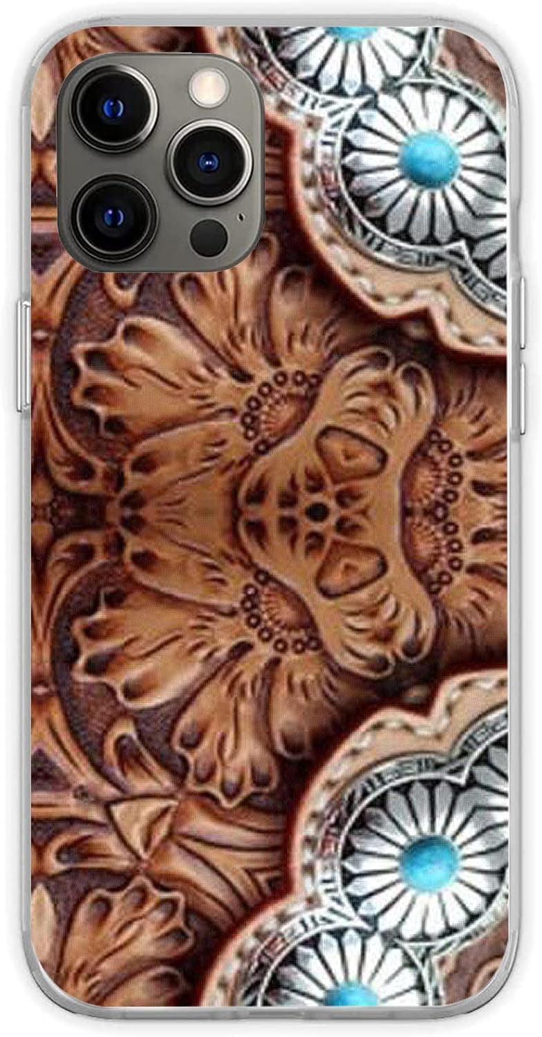Pure Clear Anti-Scratch Case for Print Country Tooled Tribal Cowboy ...