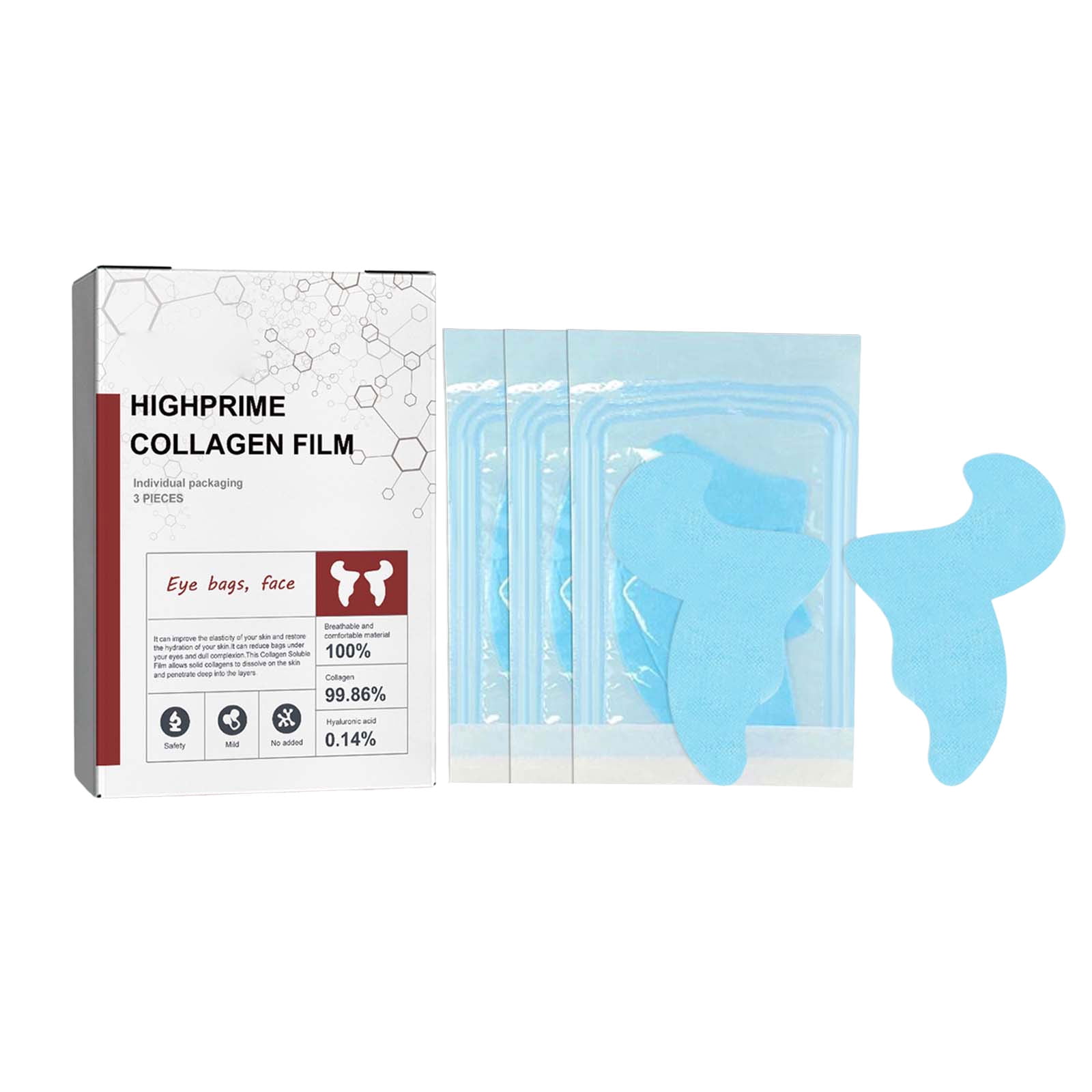 Pure Collagen Films, Highprime Collagen Film for Face, Pure Collagen ...