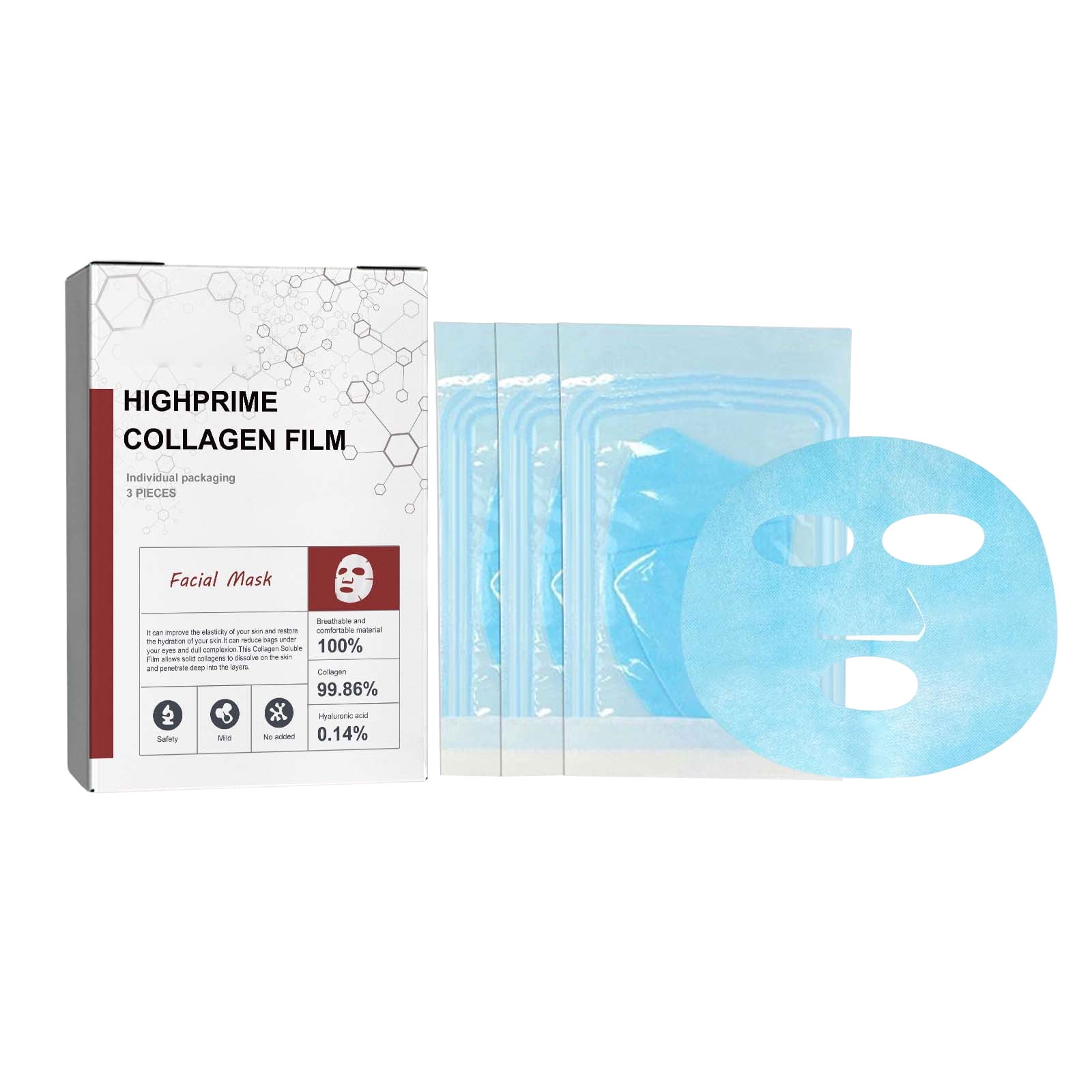 Pure Collagen Films, Highprime Collagen Film for Face, Pure Collagen ...