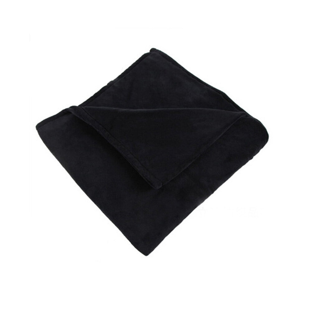 Pure Color Flannel Fleece Blanket Couch Solid Color Bed Blanket Sheet ...
