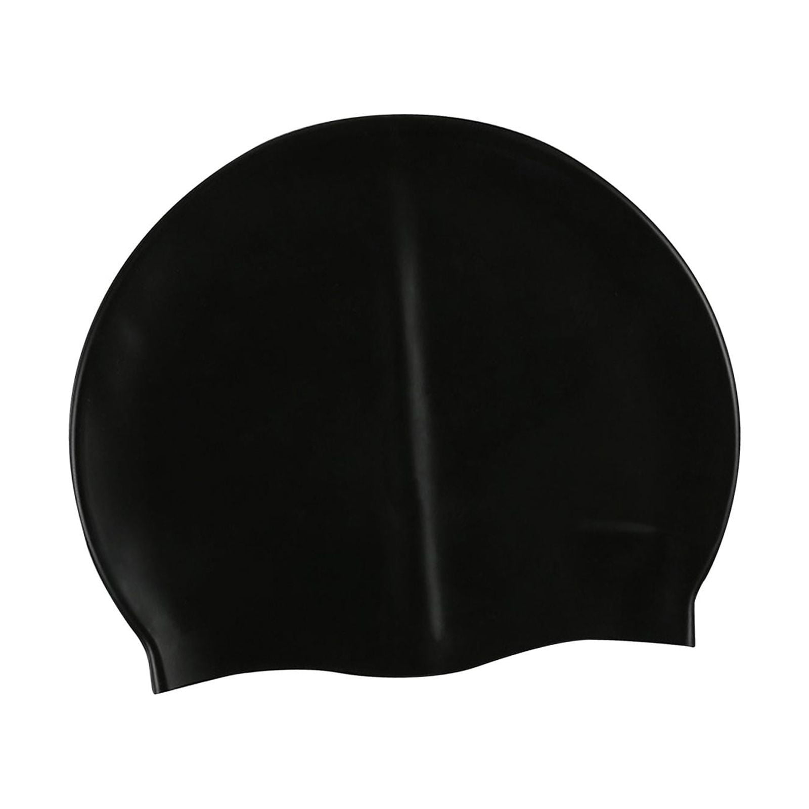 Pure Color Swimming Cap Beach Silicone Swim Cap for Training Women Men ...