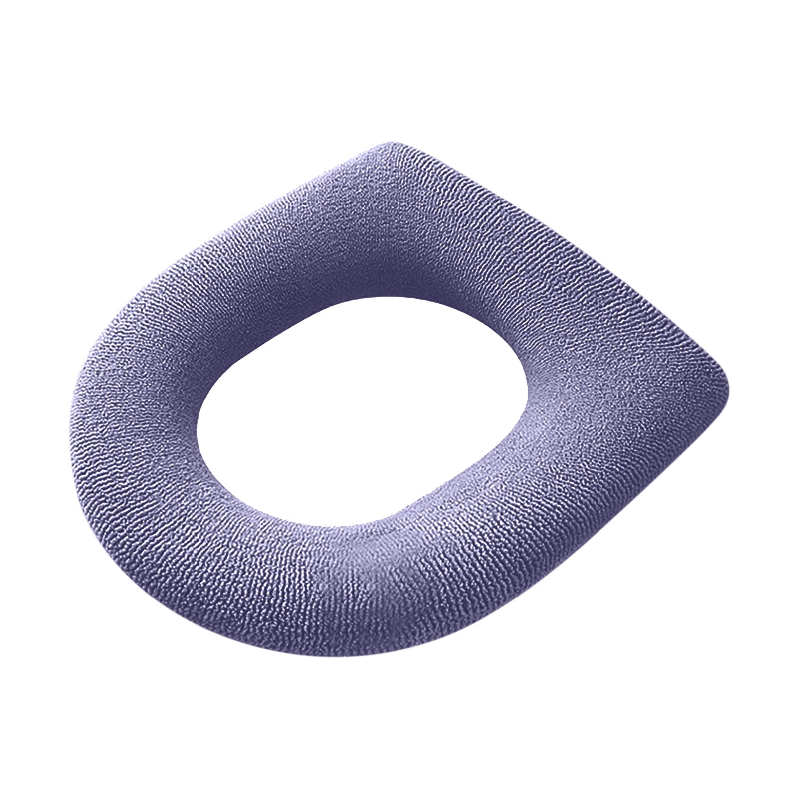 Pure Color Warm Toilet Seat Cushion, Stretchable Acrylic Fiber Reusable ...