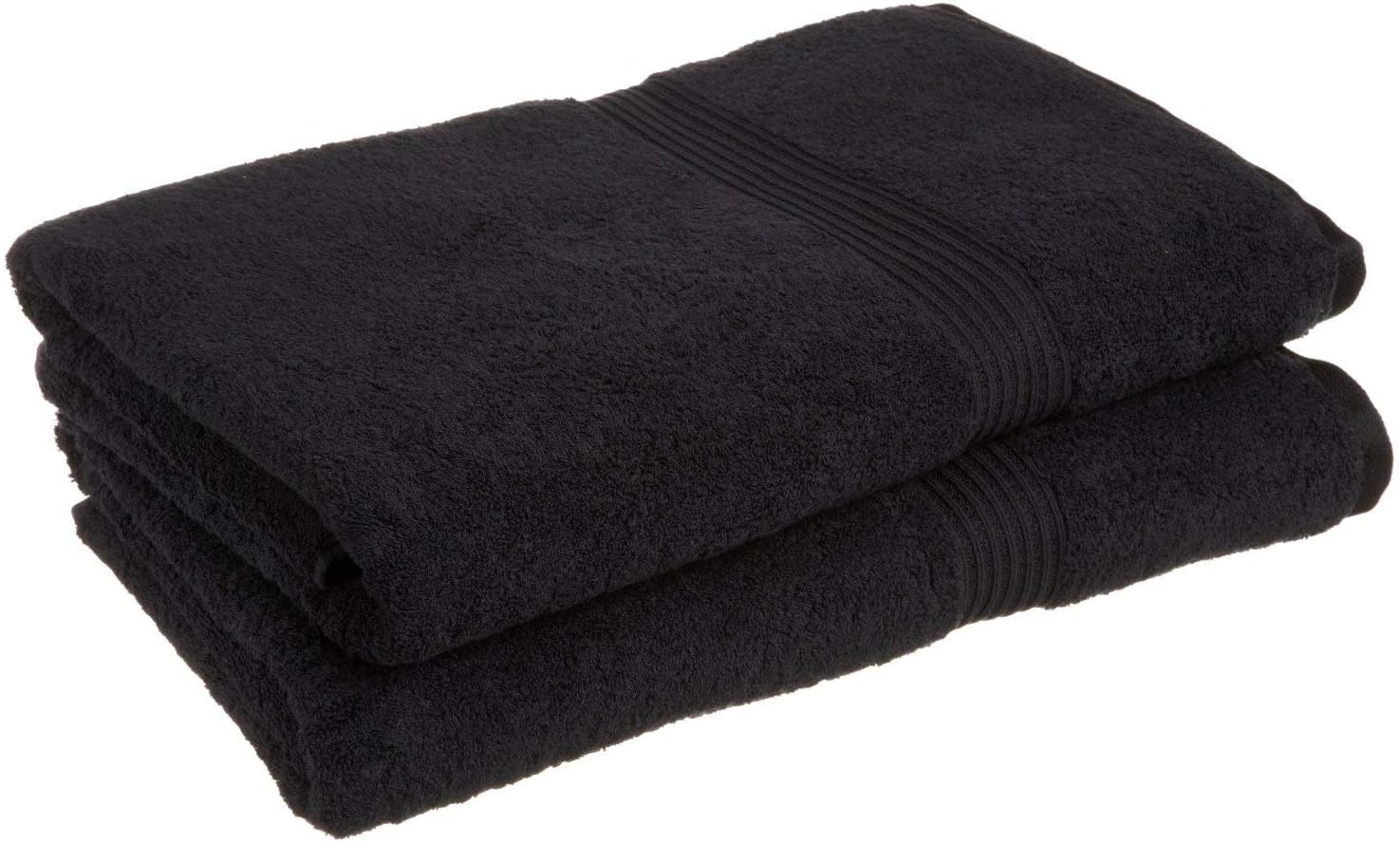 Pure Combed Cotto Bath Sheet Set Medium Weight, Black - Walmart.com