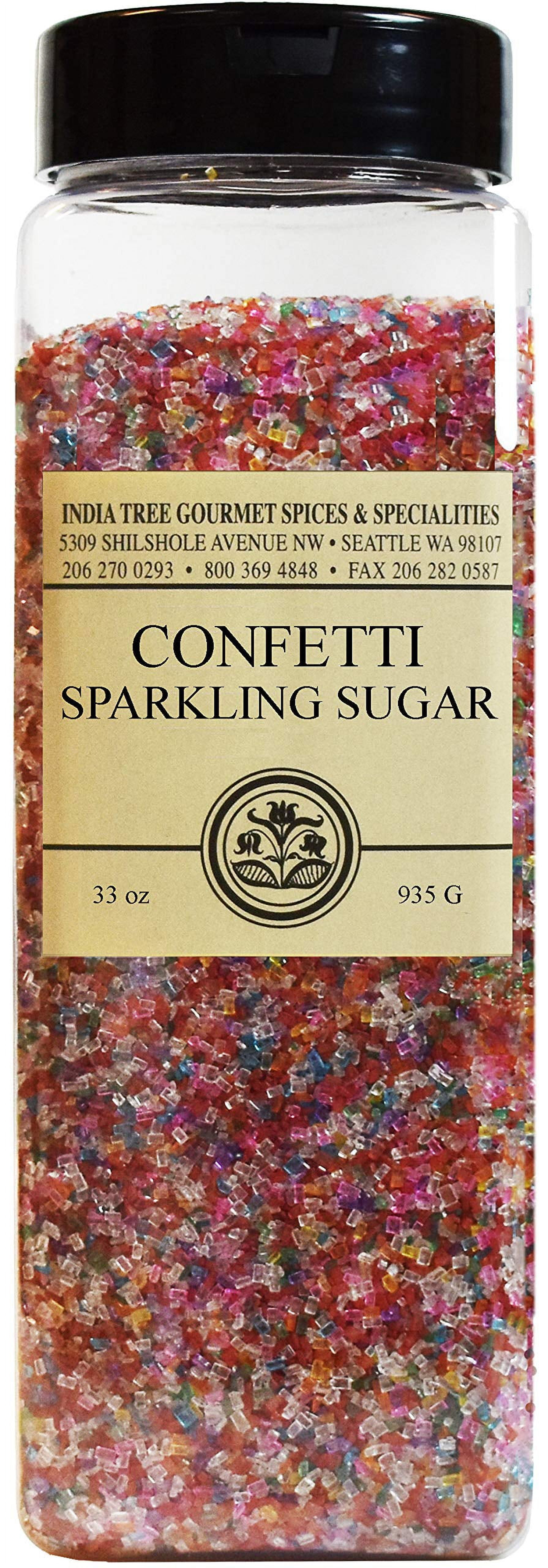 Pure Confetti Sparkling Sugar ZS23 , Pantry Pak, Shimmery Sugar ...